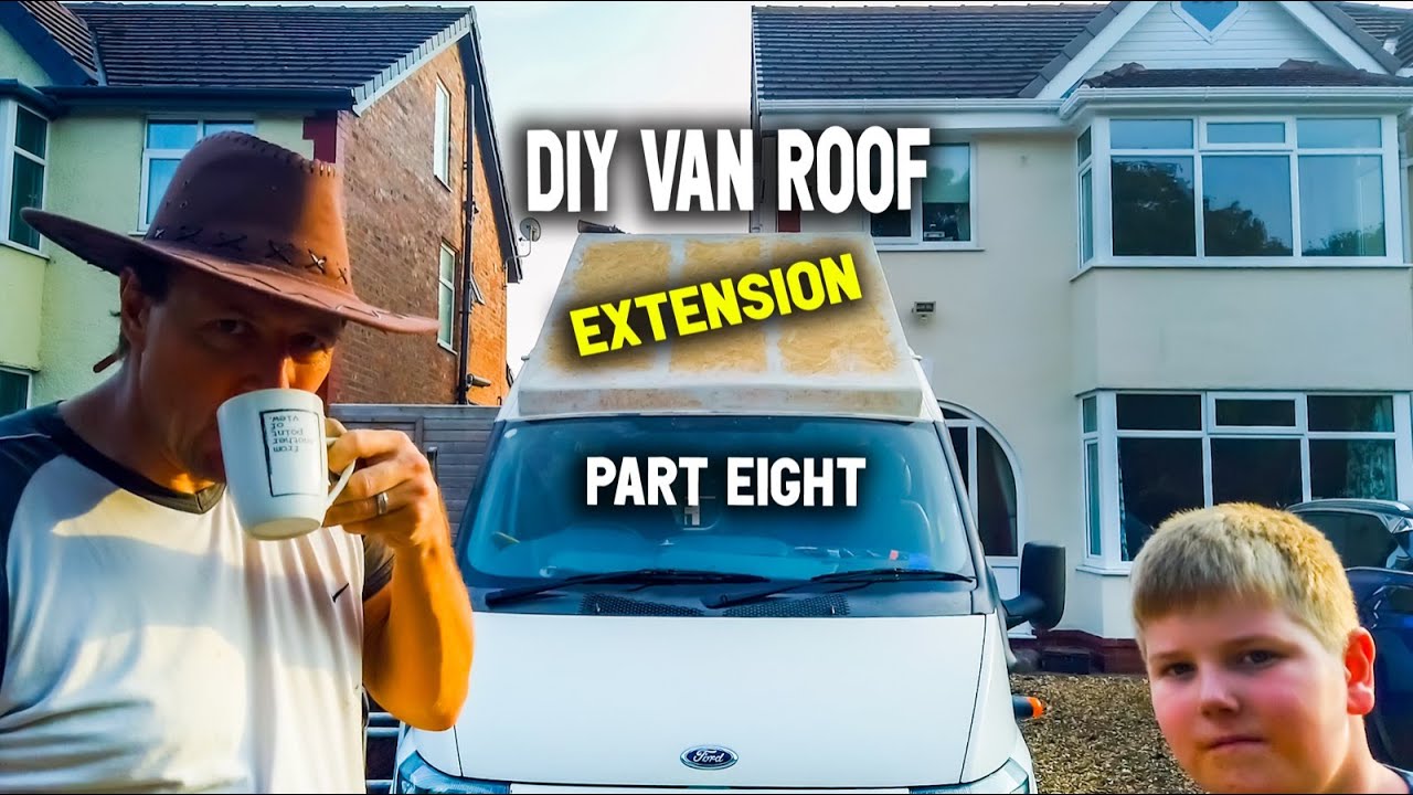 DIY Camper Conversion roof extension 8 diy hightop roof fibreglass van ...