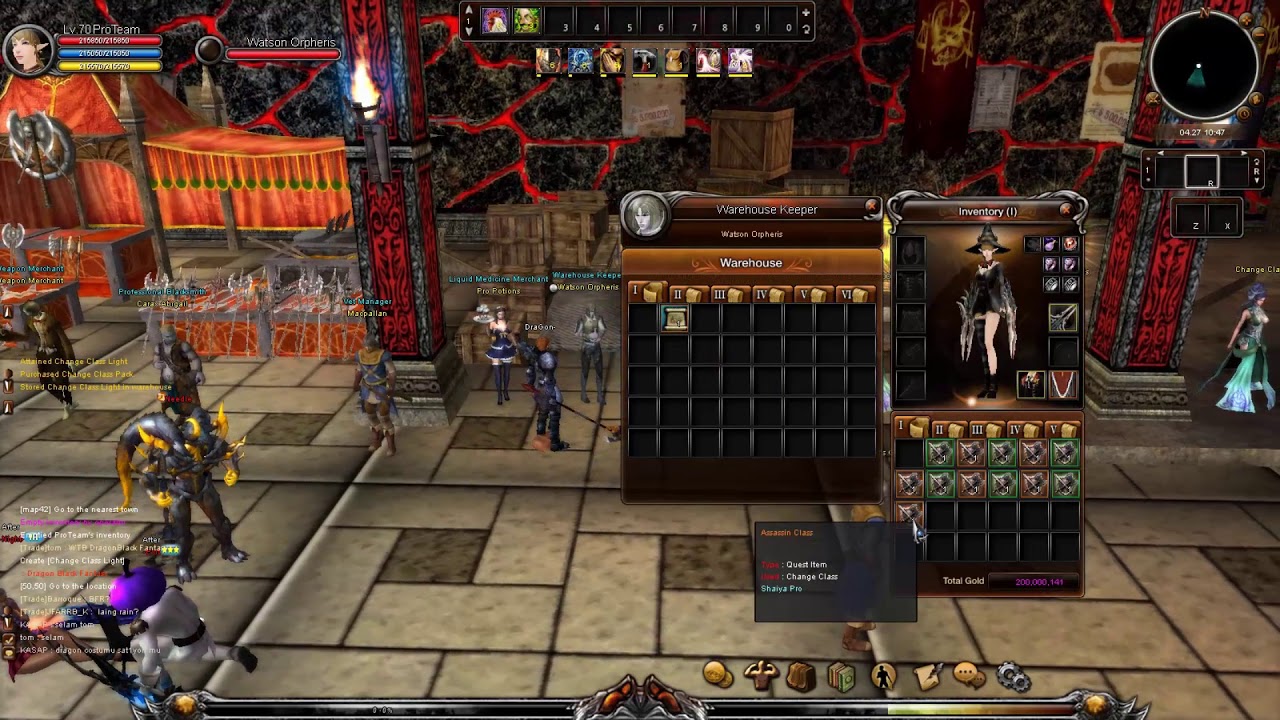 Shaiya Pro Change Class - YouTube