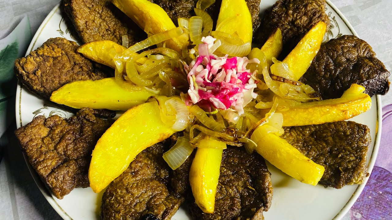 Cook liver very delicious/Как приготопить вкусный и сочный печень на ...