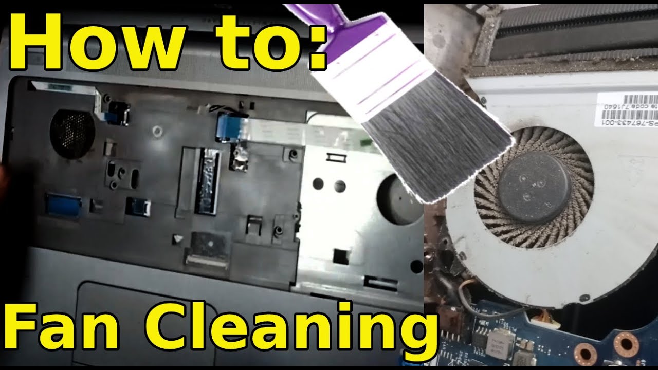 HP ProBook 450 G2 disassembly and fan cleaning - YouTube