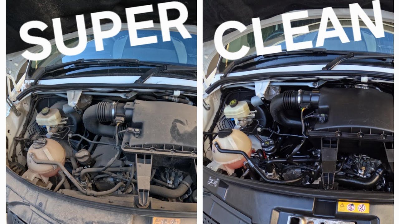 DIY Engine Bay Cleaning - How To Wash Your Engine At Home - YouTube