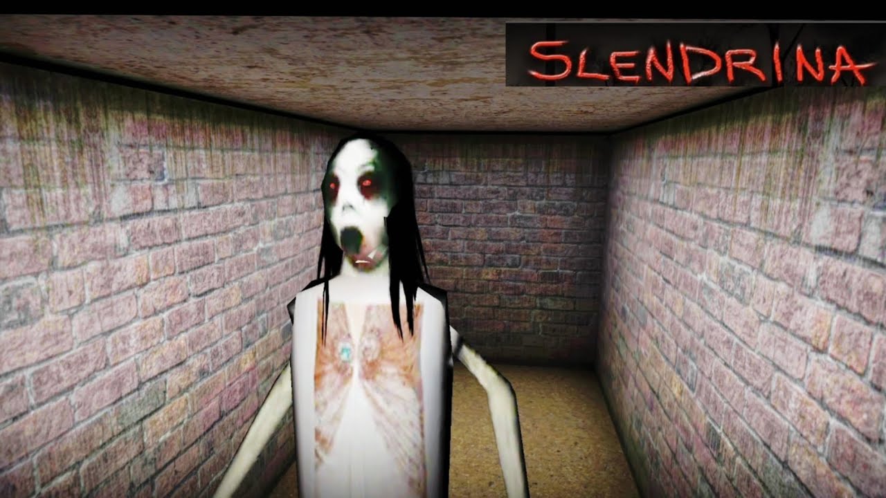 Slendrina The Cellar Main Exit Door Escape in Easy Mode Full Gameplay ...