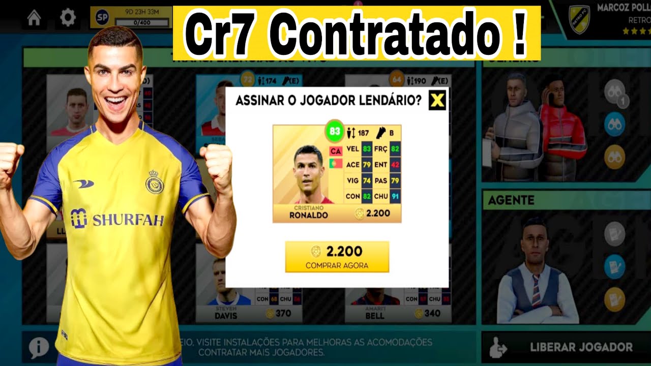 DLS 23 Modo Carreira Retrô FC ( A Estreia Do Cristiano Ronaldo ) #28 ...