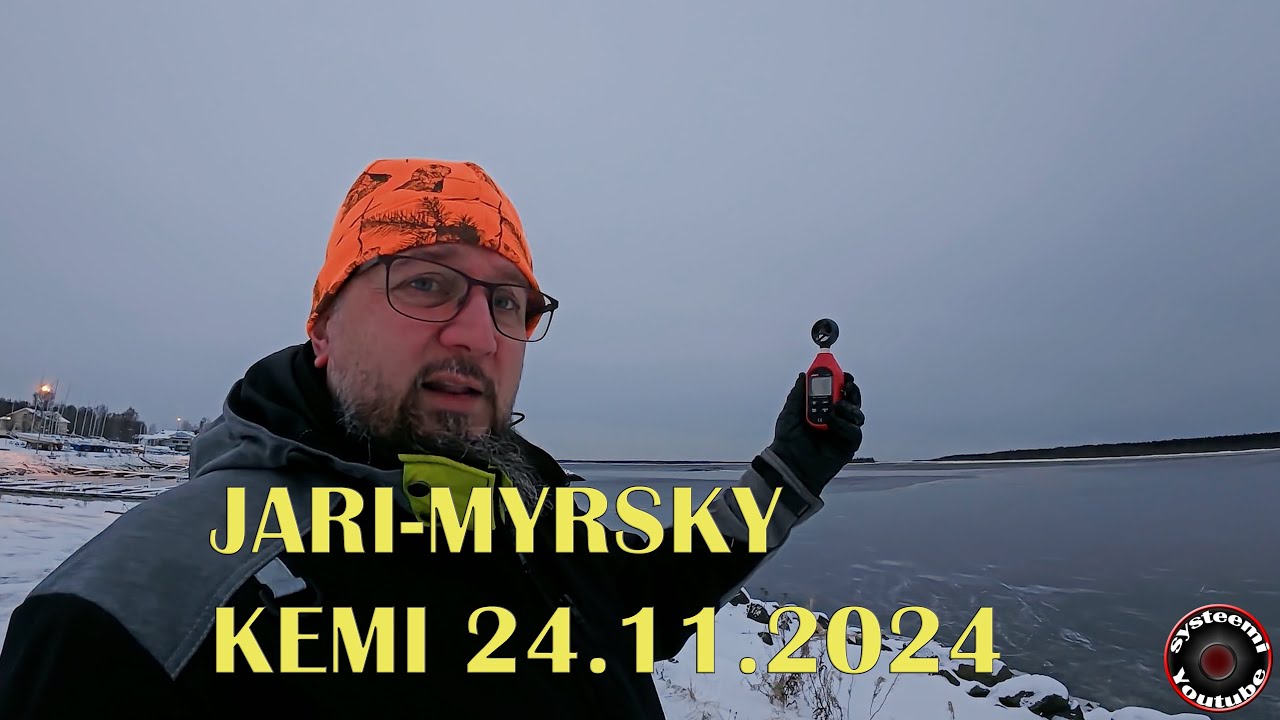 Kemi Jari myrsky 24112024. - YouTube