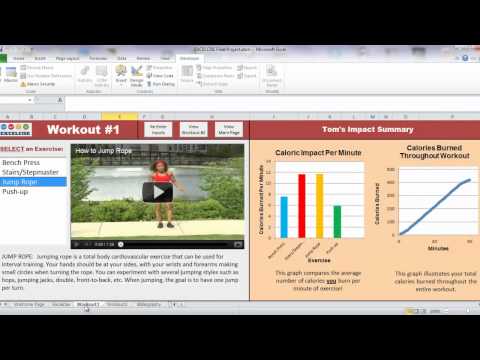 Excercise Planner (Pitch) - Excel