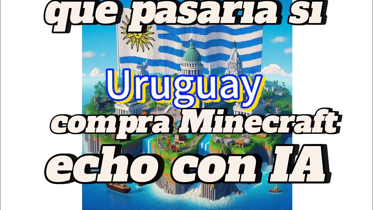 que pasaría si uruguay compra Minecraft hecho con inteligencia ...