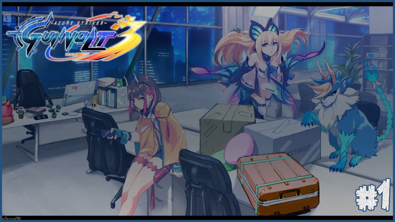 Azure Striker Gunvolt 3 Walkthrough Part 1 - Opening / Kirin & The ...