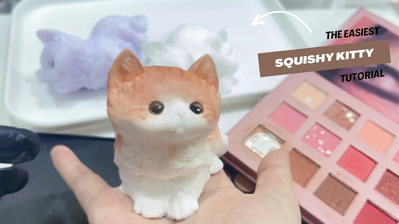 How to Make Squishy Kitty for Beginners | Easy & Step by Step Tutorial ...
