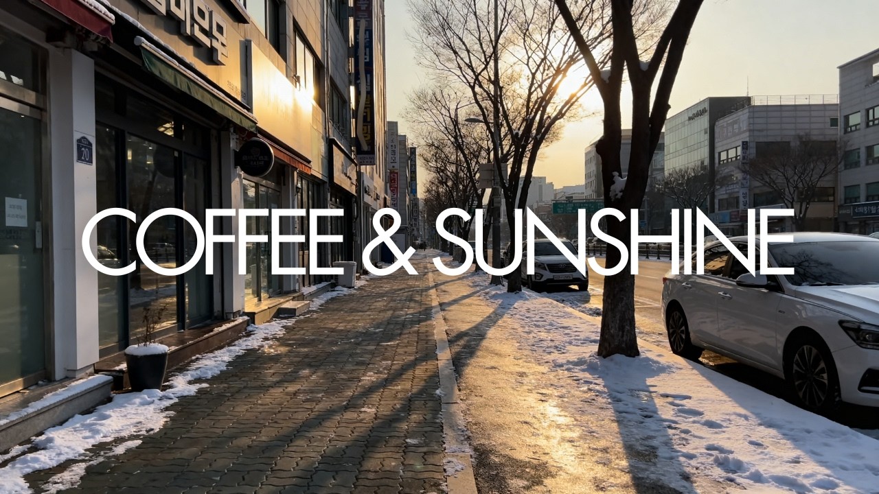 A Sunny but Cold Winter Day | Coffee & Weekend Walk - YouTube