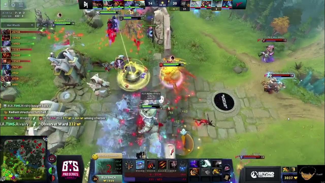 (Dota2) Blacklist Rivalry Vs Talon Esports (Game 2 Upper Bracket Finals Highlights) - YouTube