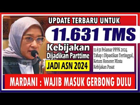 🔴 KEBIJAKAN 70.000-AN PELAMAR TMS TAHAP 1, Mardani : Semua Masuk Kereta Dulu, Bagaimana Caranya ...