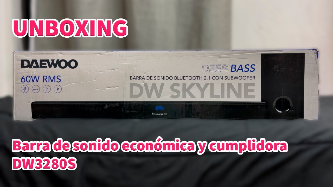 Barra de sonido Daewoo DW Skyline │ Unboxing en español │ Oh My Gadgets - YouTube