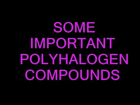 Some important polyhalogen compounds - YouTube