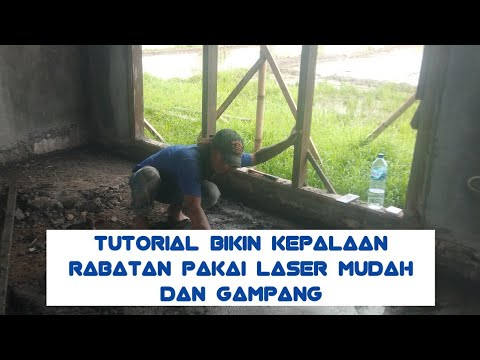 tutorial bikin kepalaan rabatan pakai laser mudah dan gampang - YouTube