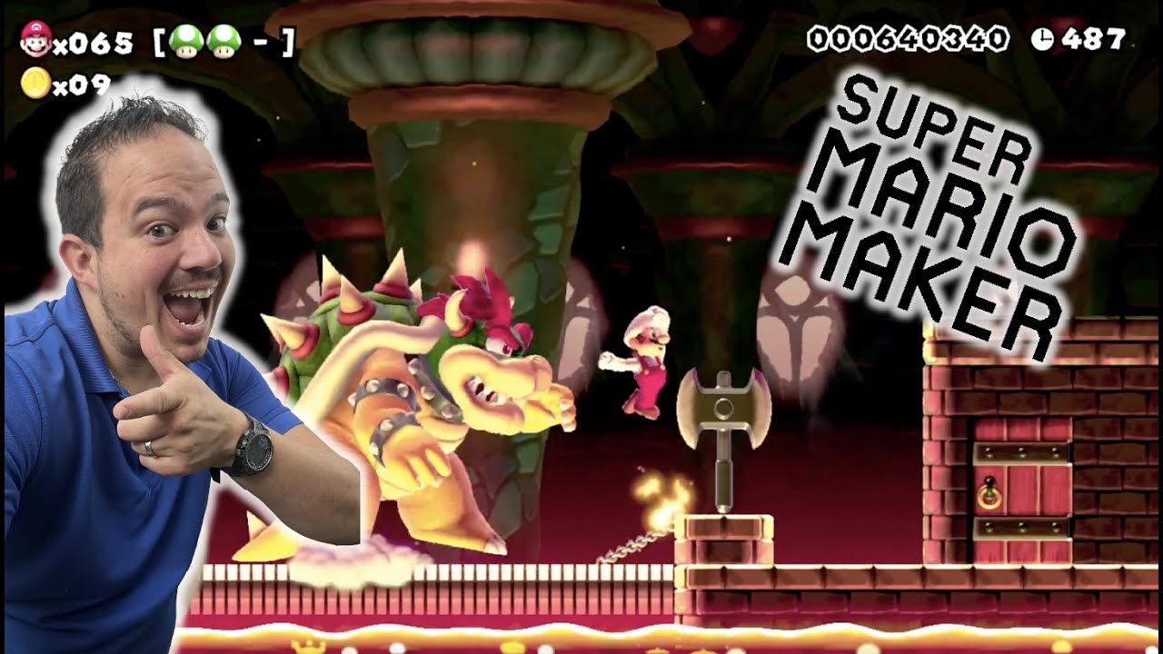 Super Mario Maker - ¡¡¡ Primera vez que lo juego !!! [Reto de 100 vidas ...