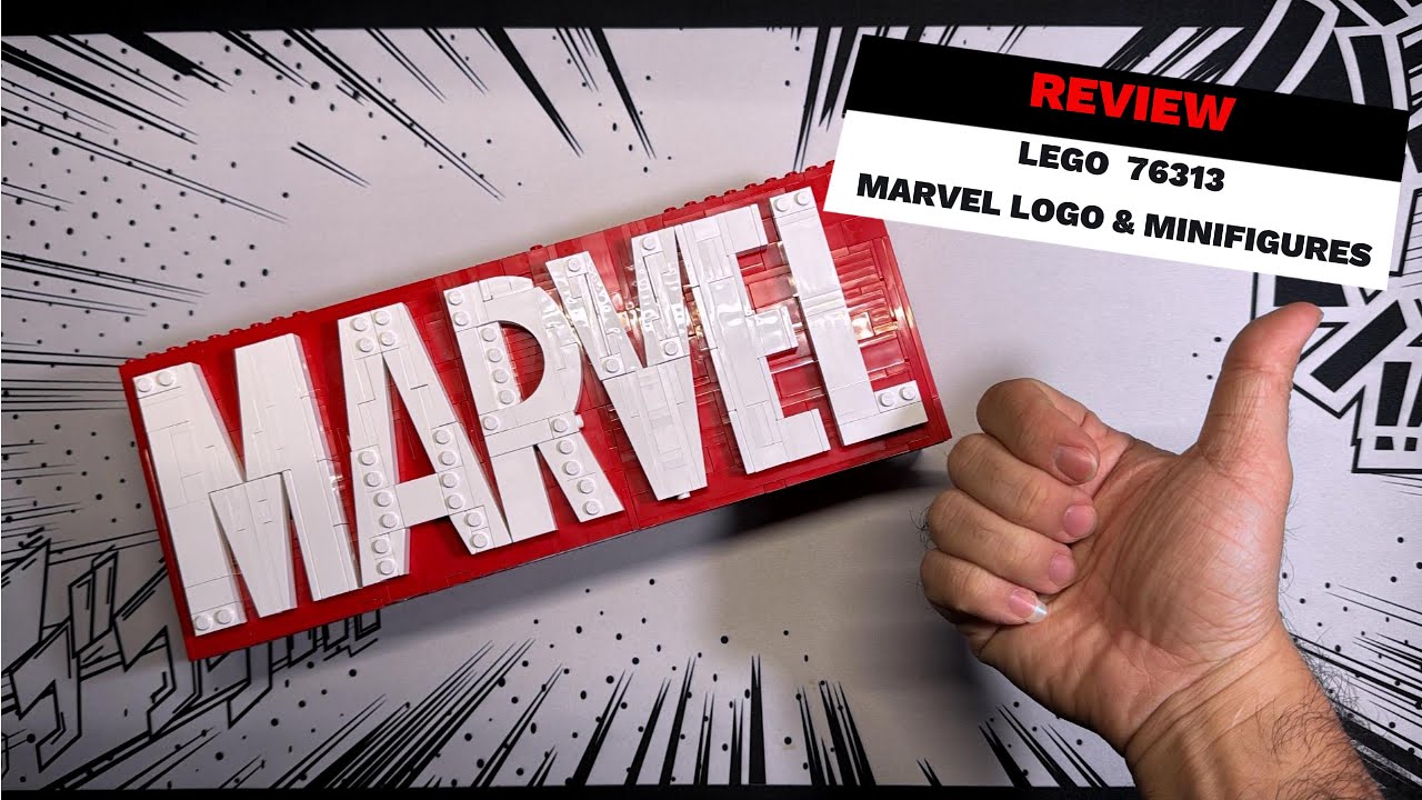 Unbox & Build LEGO 76313 - MARVEL Logo – Avengers Team Minifigs - YouTube