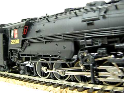 HO PCM 016 N&W Y6b 2 8 8 2 2200 LokSound - YouTube
