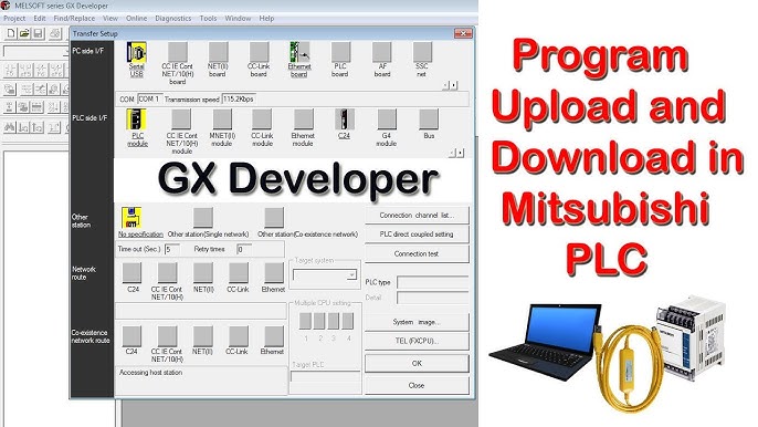 Install MELSOFT GX Developer V8 For Mitsubishi PLC On, 44% OFF