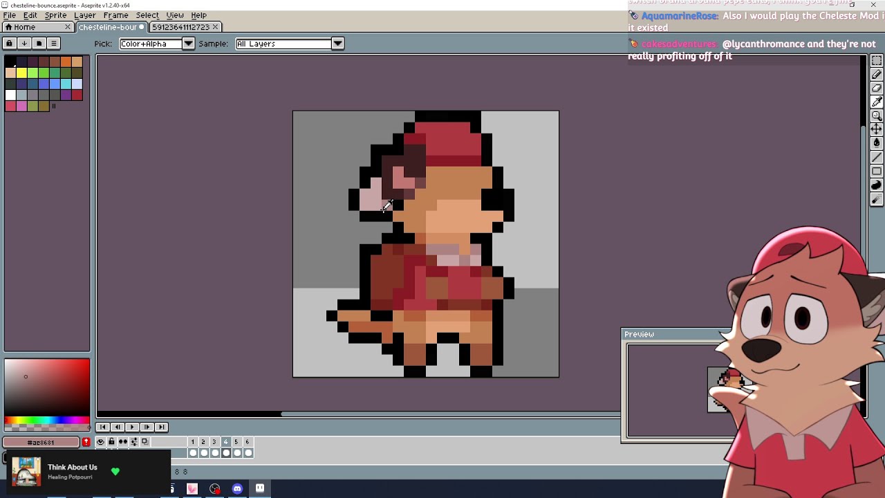 【Pixel Art】 recreating the celeste bounce sprite - YouTube