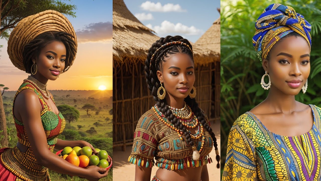 The beautiful African AI models with character consistent - YouTube