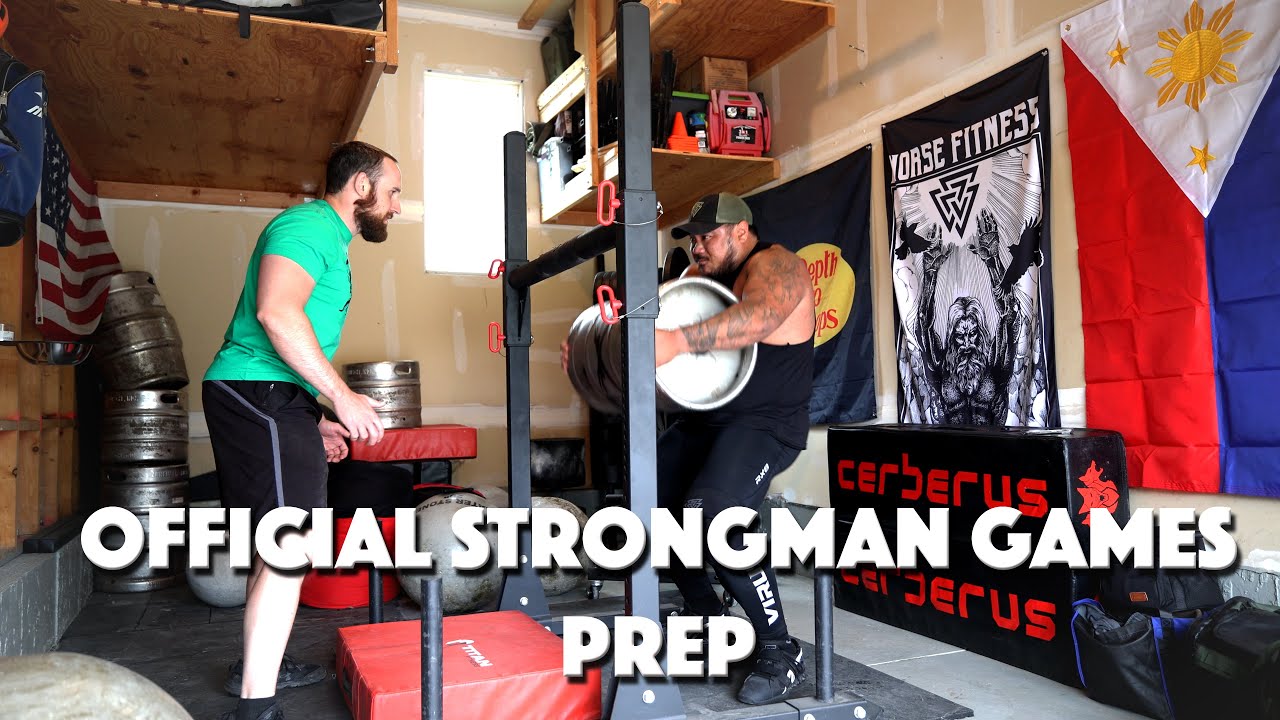 6 WEEKS OUT!! | Official Strongman Games Prep - YouTube