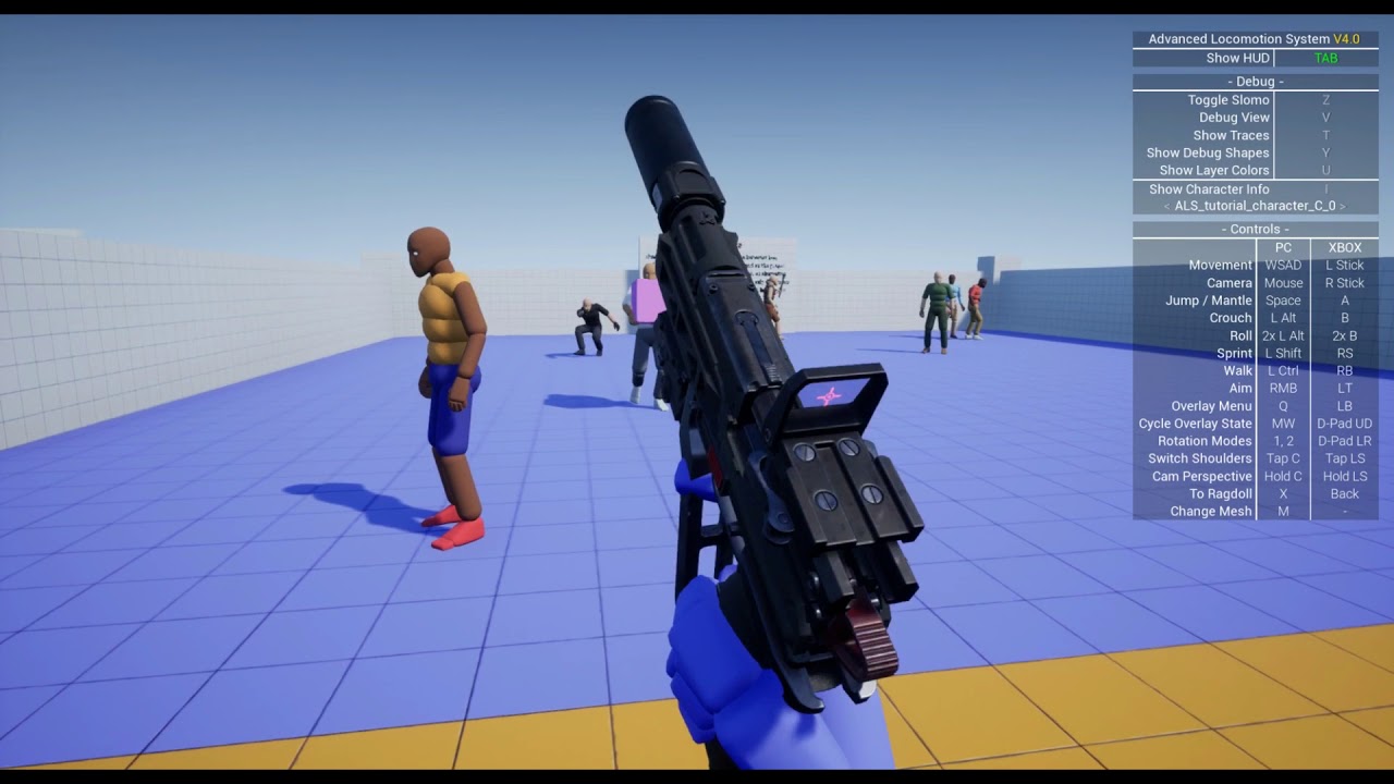 Integrating pistol factory to Advanced locomotion system (ALS) p.1 ...