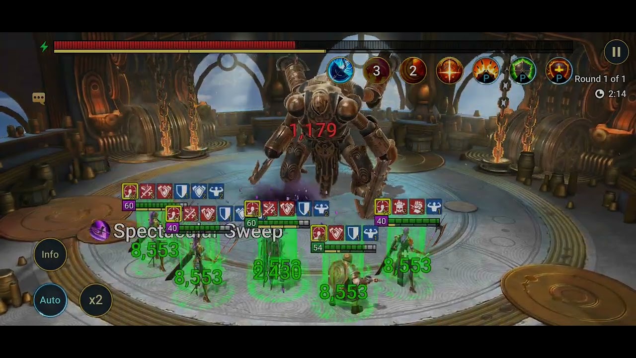 Raid Shadow Legends 2023 Iron Twin Stage 15 with Helicath, Gnut ...