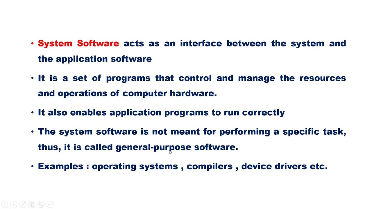 System Software vs Application Software - YouTube