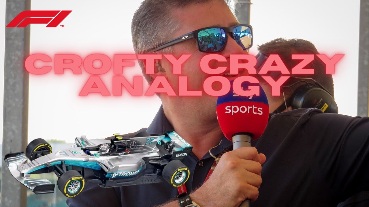 Crazy F1 car handling analogy by David "Crofty" Croft - YouTube