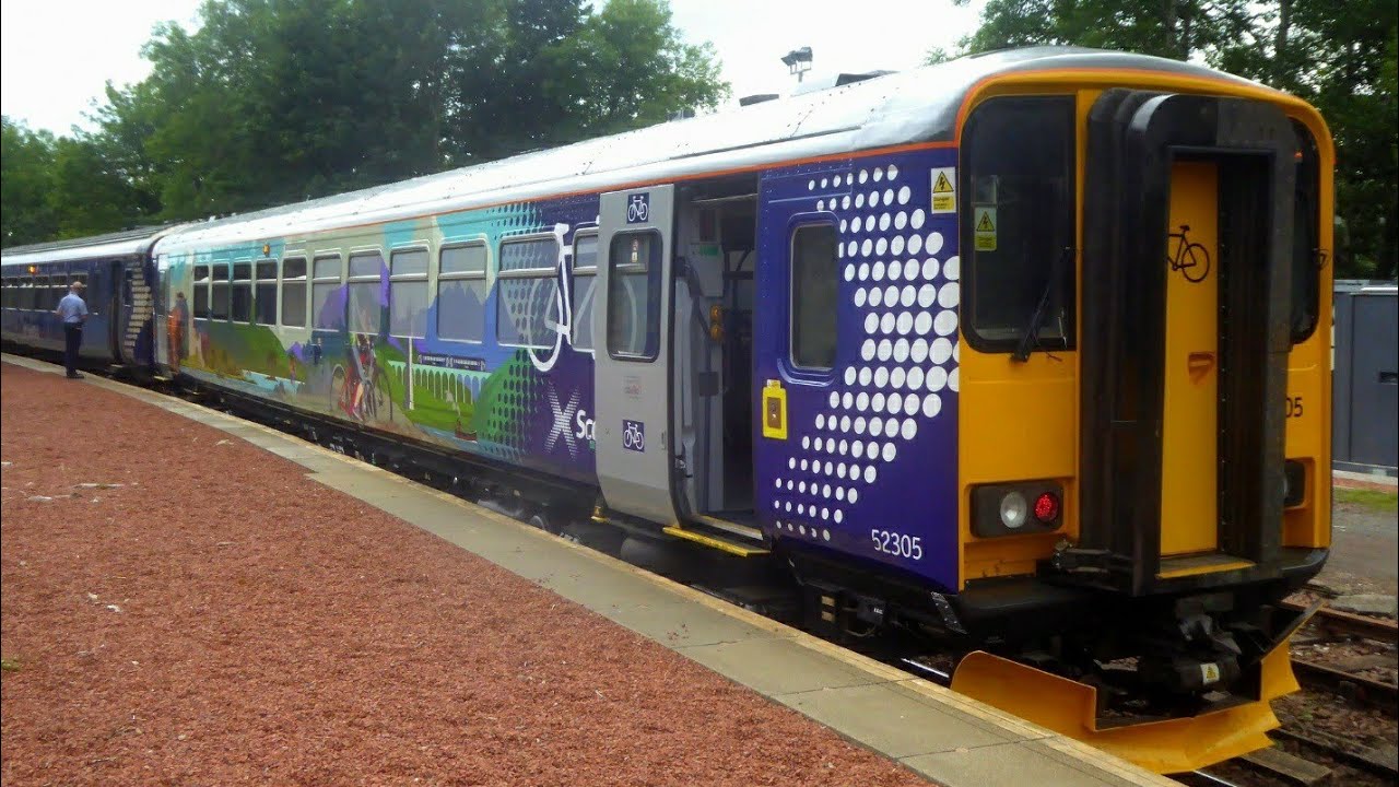 The sounds of a class 153 on the West Highland line - YouTube