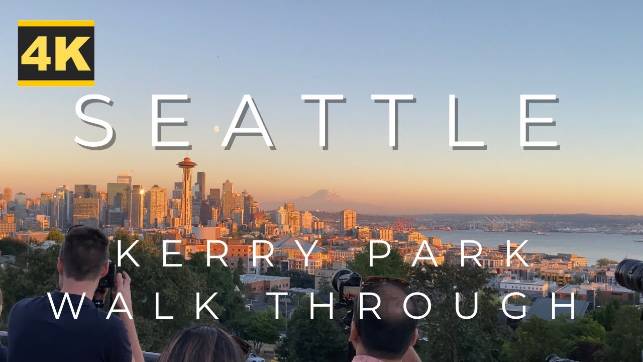 [4K] Seattle Kerry Park in Washington USA - Amazing View’s and Walking ...