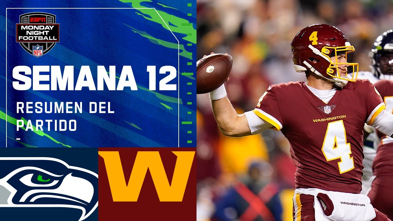 Seattle Seahawks vs Washington Football Team | Semana 12 2021 NFL Game ...