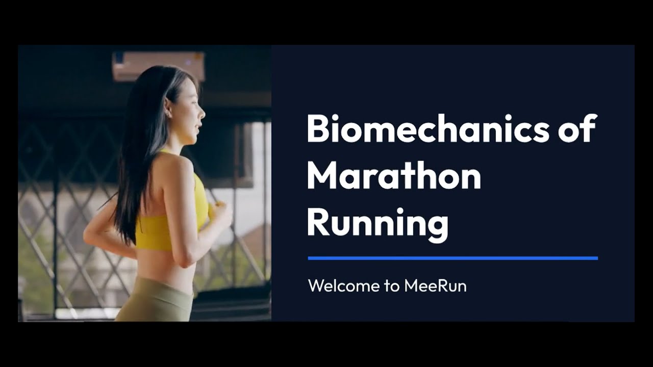 Biomechanics of Marathon Running | Master Your Marathon #meerun # ...