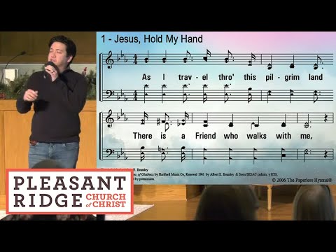 Jesus, Hold My Hand (a cappella worship song with lyrics and notes ...