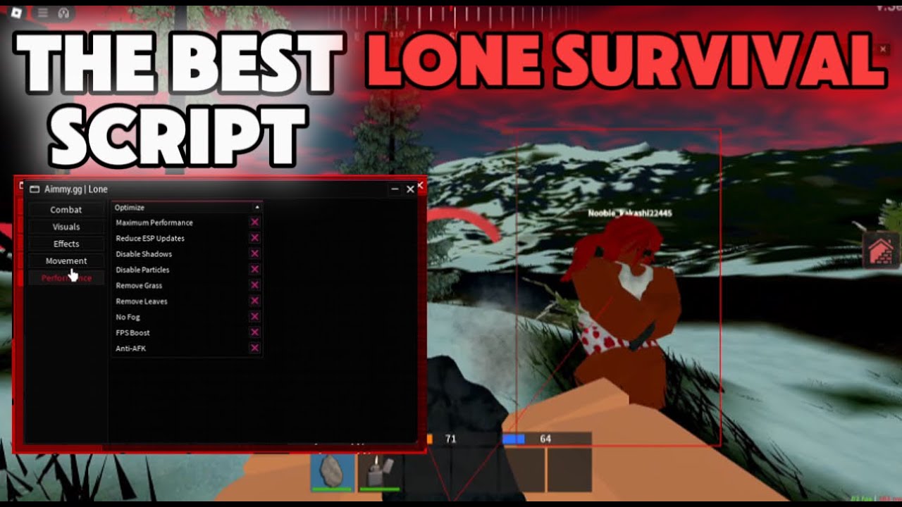 Lone survival free script | Aimmy.gg Keyless HUB - YouTube