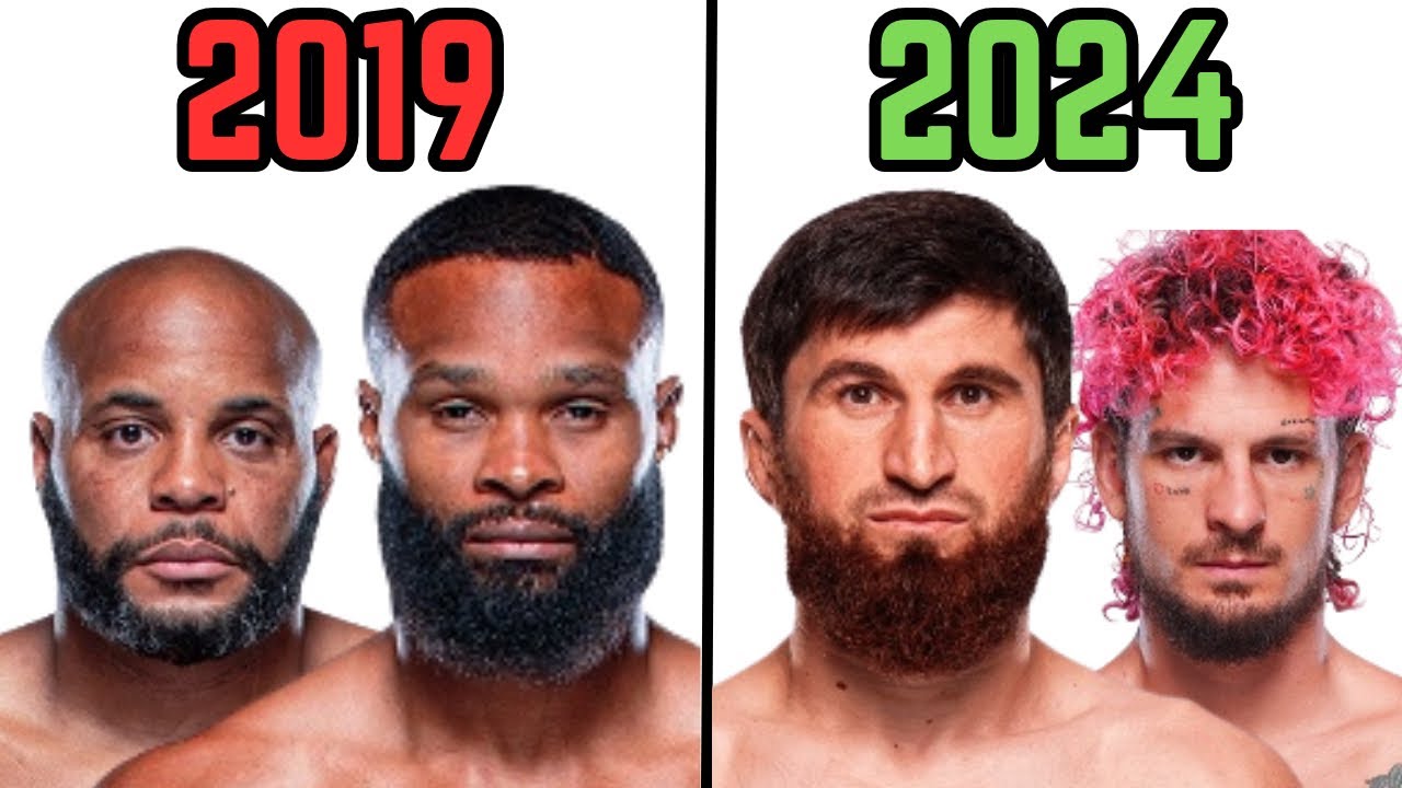 UFC #1 Contenders - 2019 vs 2024 - YouTube