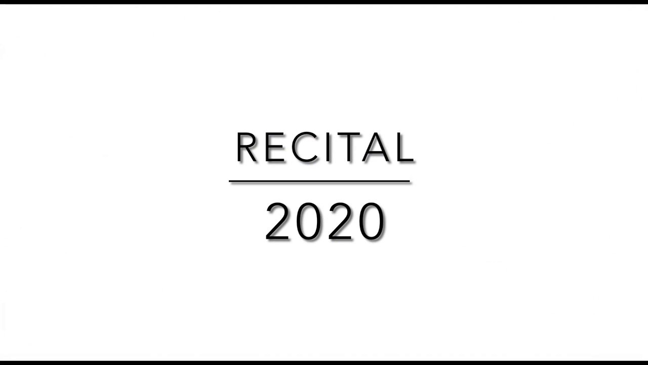 Recital 2020 - aluna Thalita Freitas - YouTube