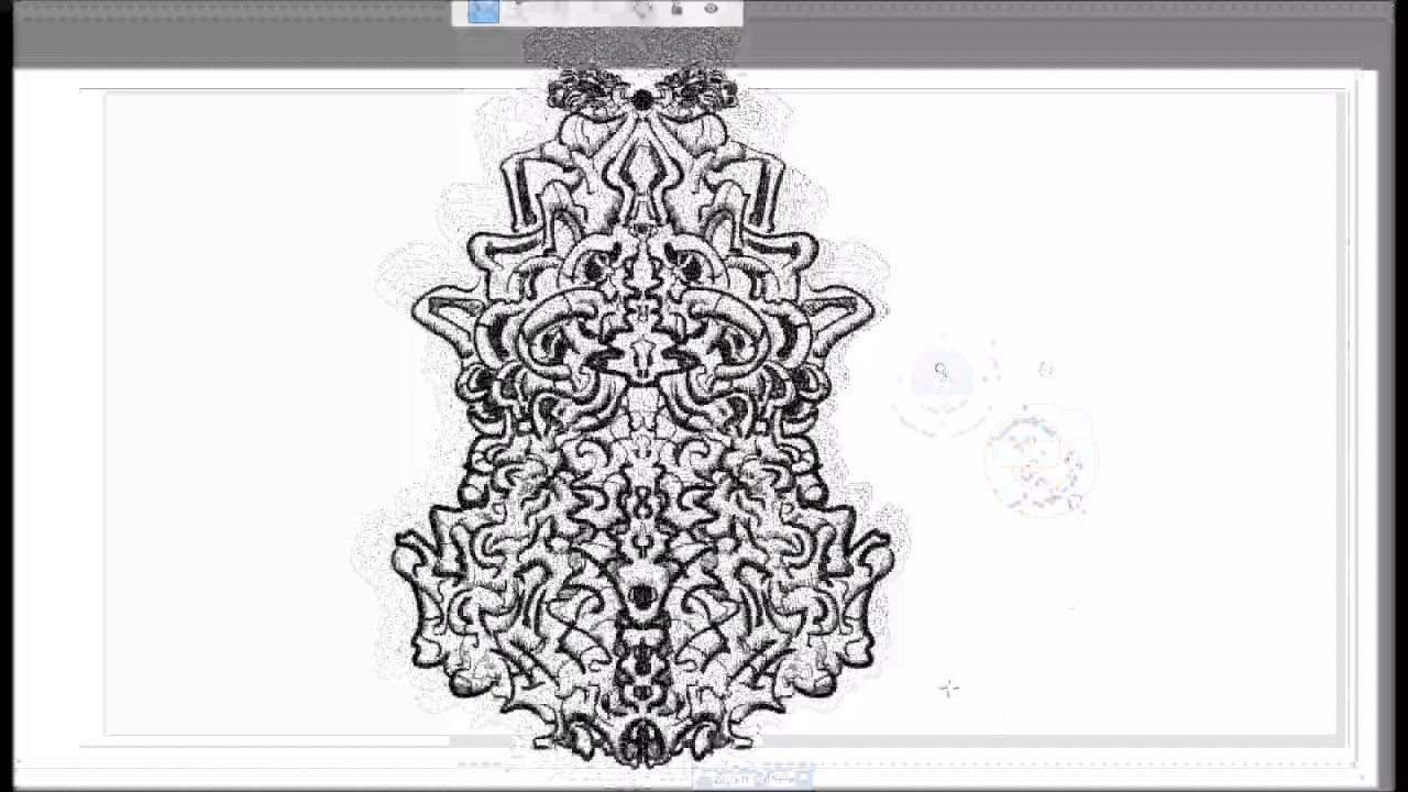 Insane abstract automatic drawing style - YouTube