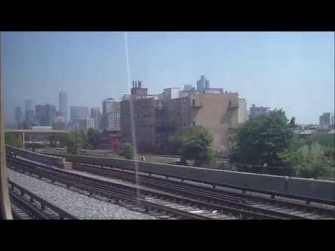CTA Red Line train from Roosevelt to 95th Street terminal (06-11-16 ...