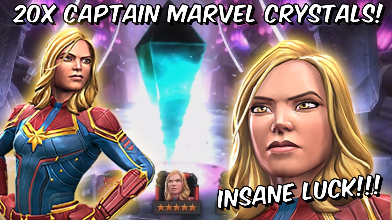 20x 5 Star Featured Captain Marvel 2019 Grandmaster Crystal Opening ...