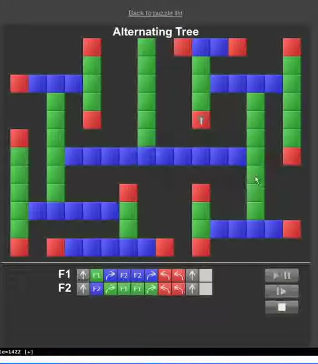 Robozzle Alternating Tree - YouTube