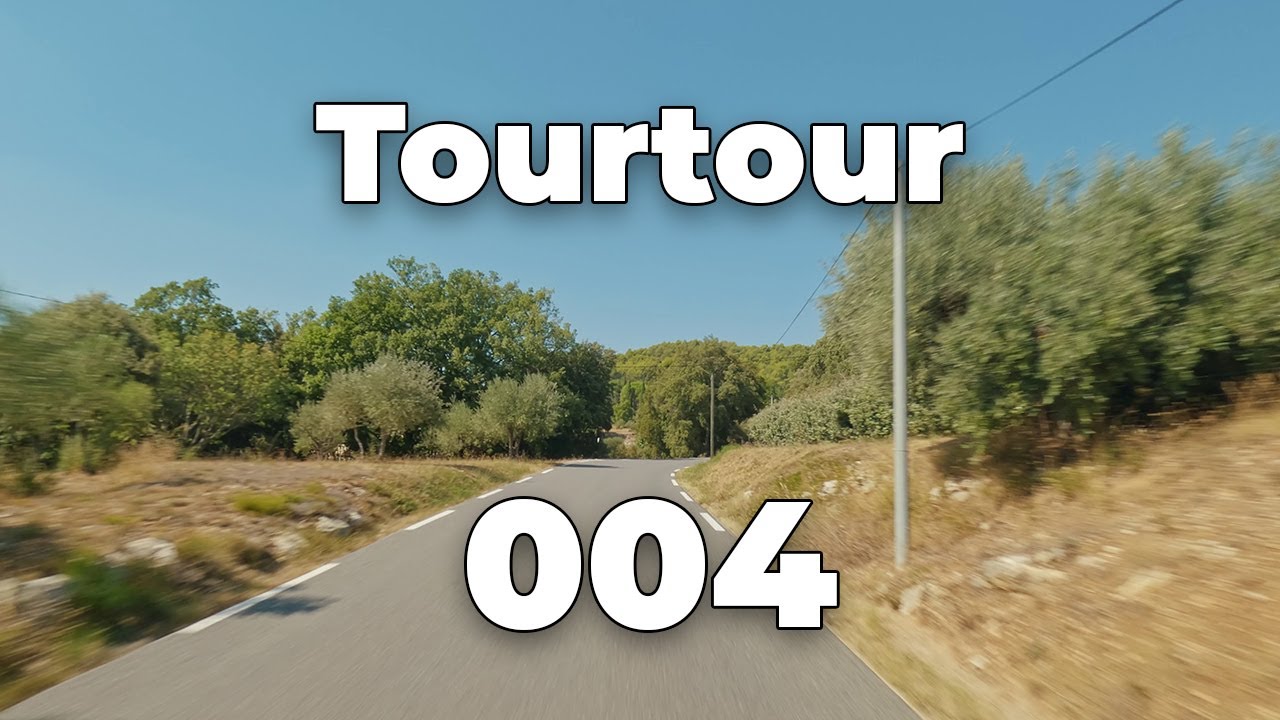 Asmr Driving 4k Route D77 To Village De Tourtour In Southern France