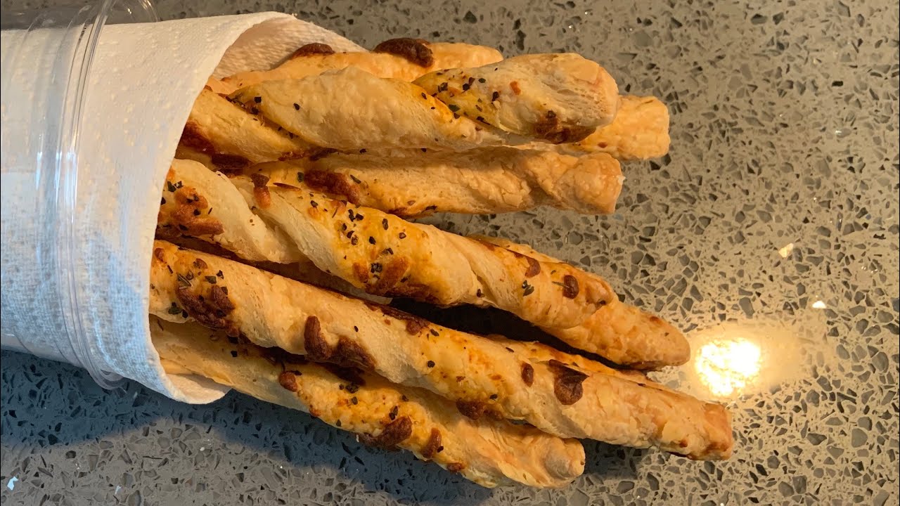 Cheesy PUFF sticks / Bread puff sticks recipe - YouTube