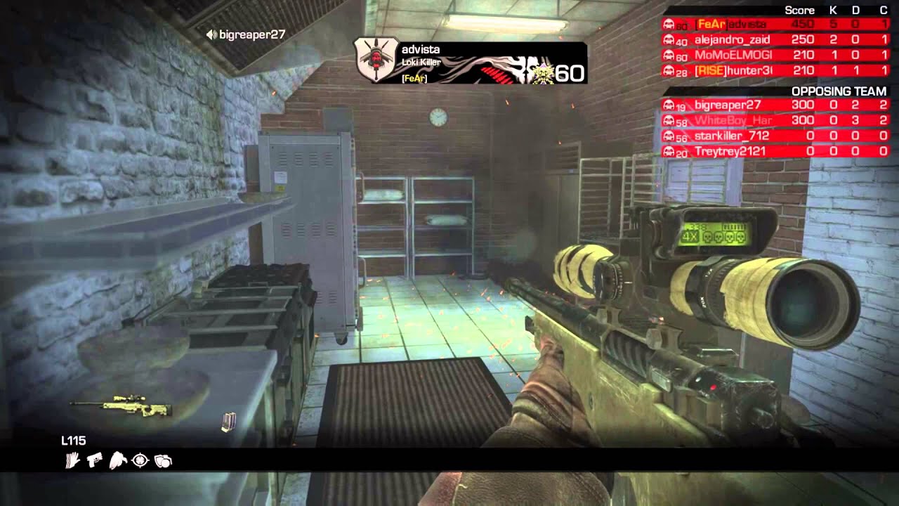 Topic 2 CoD ghosts PS4 Warhawk Sniping - YouTube