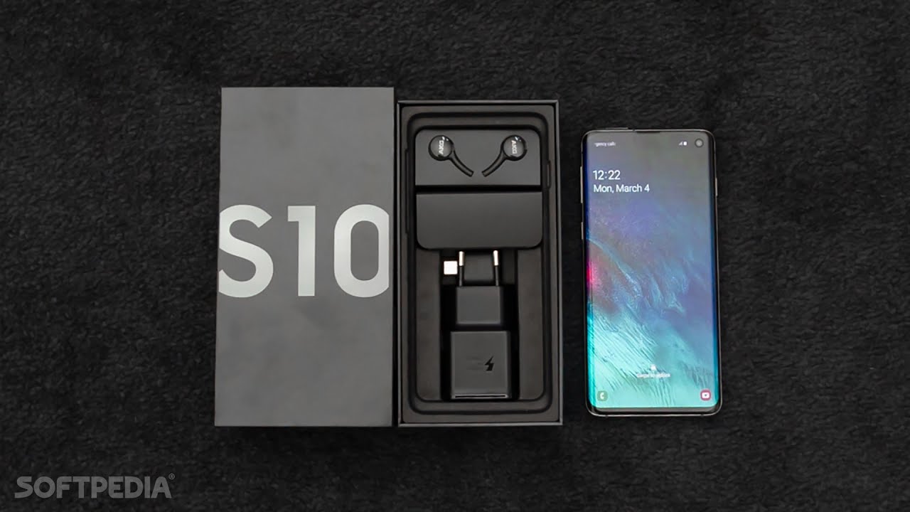 Samsung galaxy S10 unboxing | prism black - YouTube