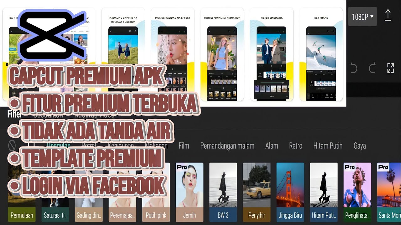 CAPCUT PREMIUM VIP TERBUKA || Editor Video Kualitas Tinggi Exclusive ...