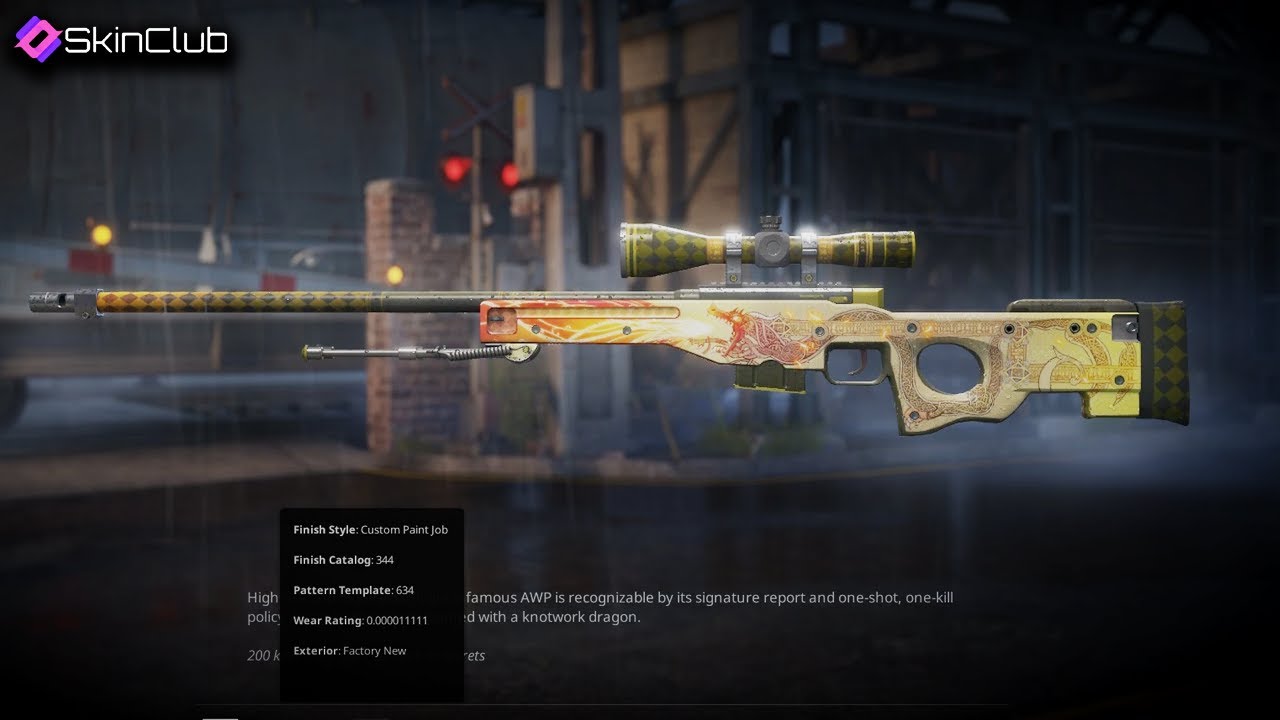 MY NEW DRAGON LORE (CS2) (skin.club) SKIN.CLUB PROMO CODE - YouTube