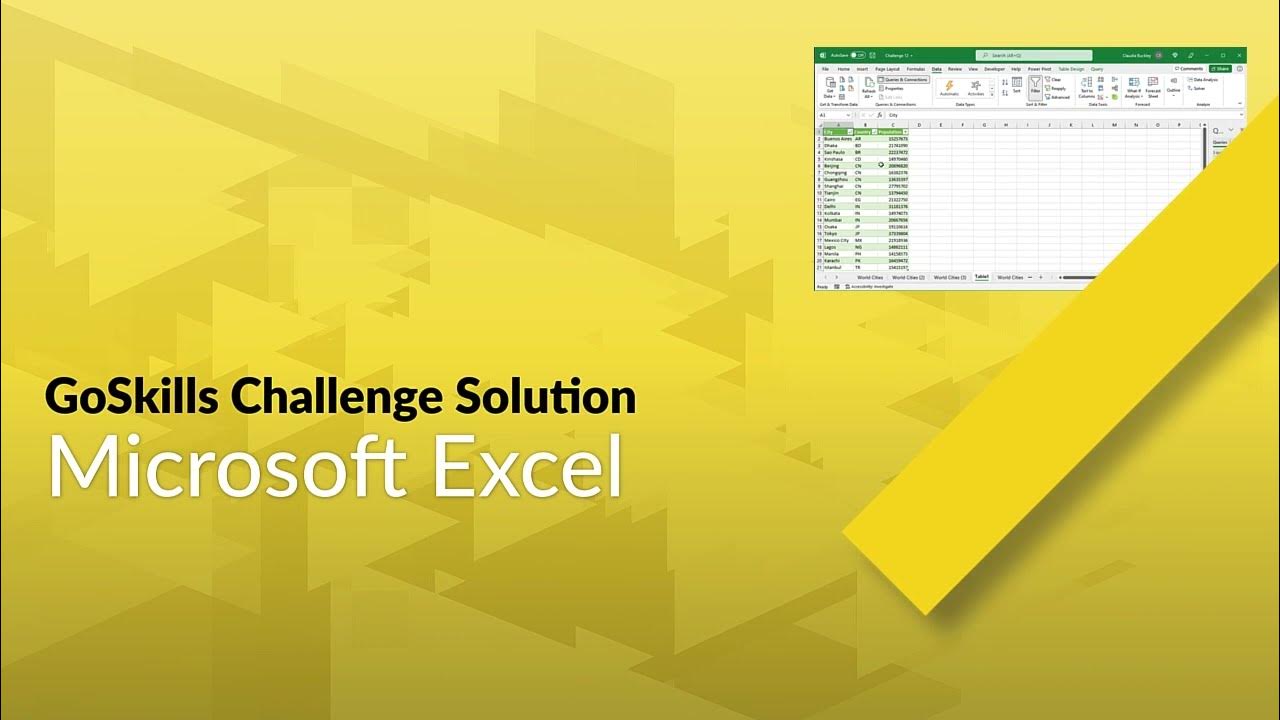 [Solution] GoSkills Excel Challenge 12 - January 2022: Methods for ...