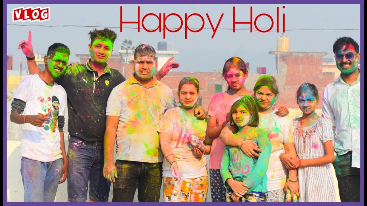 Happy Holi 2023#happyholi#vlog - YouTube