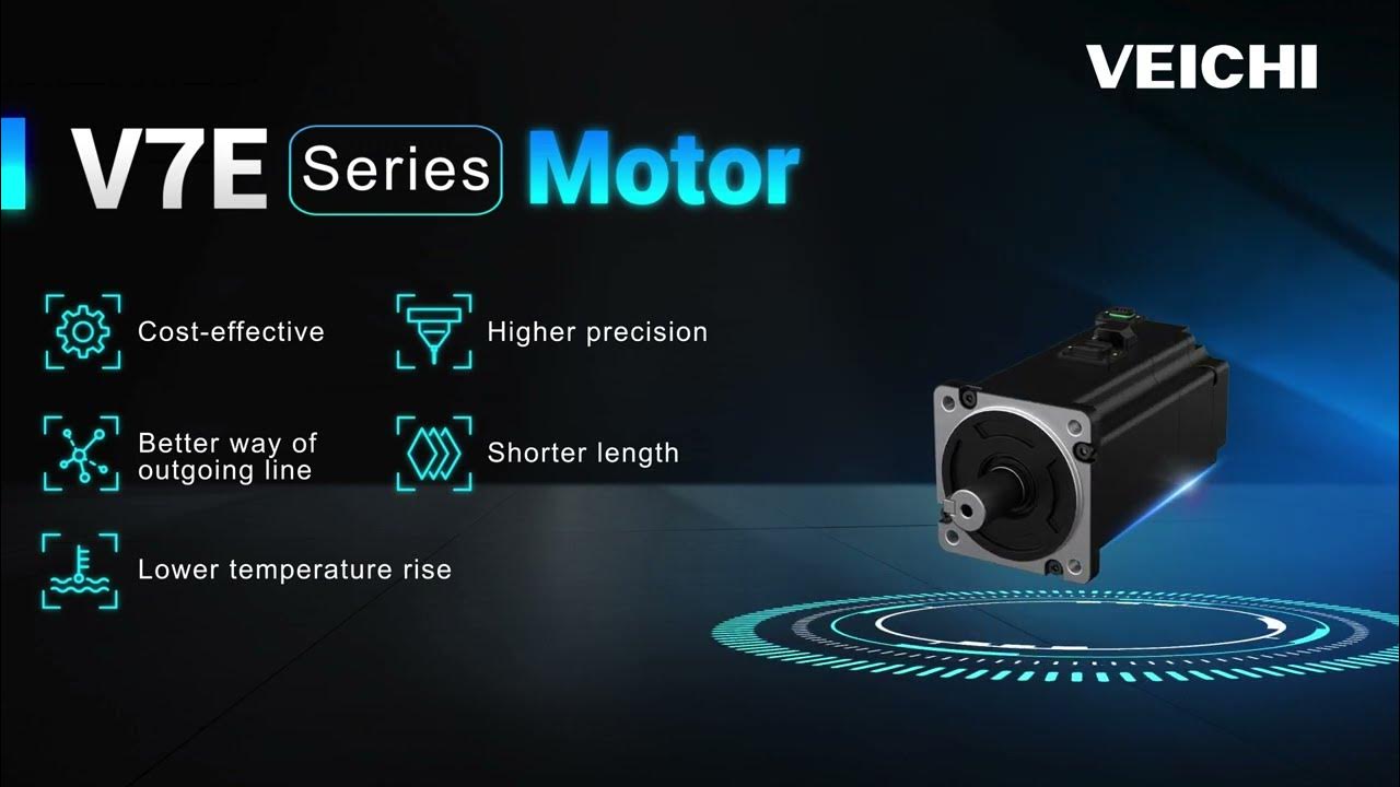 VEICHI V7E Series Servo Motor - YouTube